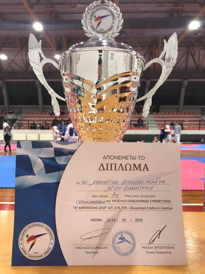 4ο Κύπελλο ΑκρόποληςAiantas.gr | Aiantas.gr